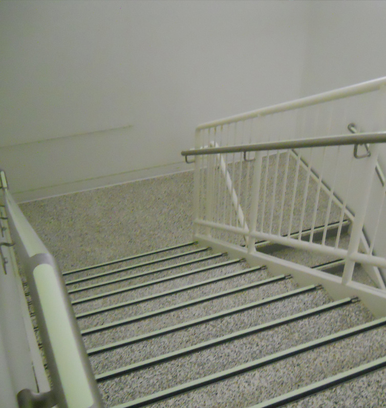 Handrail Markings - Robin Steel - Specializing egress path, signage ...